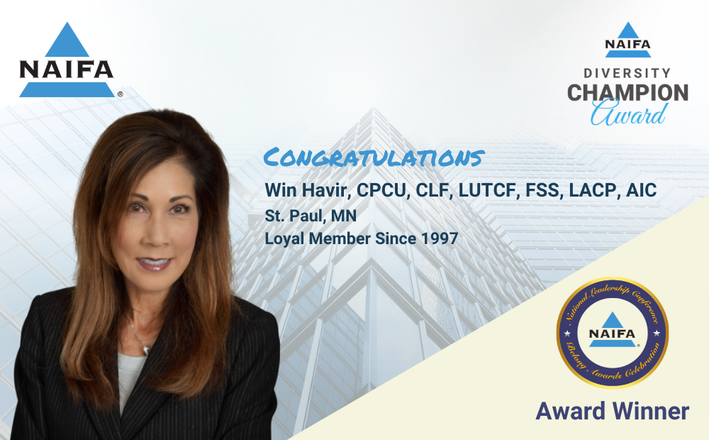 Winona Havir to Receive the 2023 NAIFA Diversity Champion Award